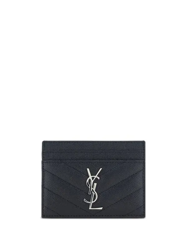 Saint Laurent Cassandre Leather Card Case
