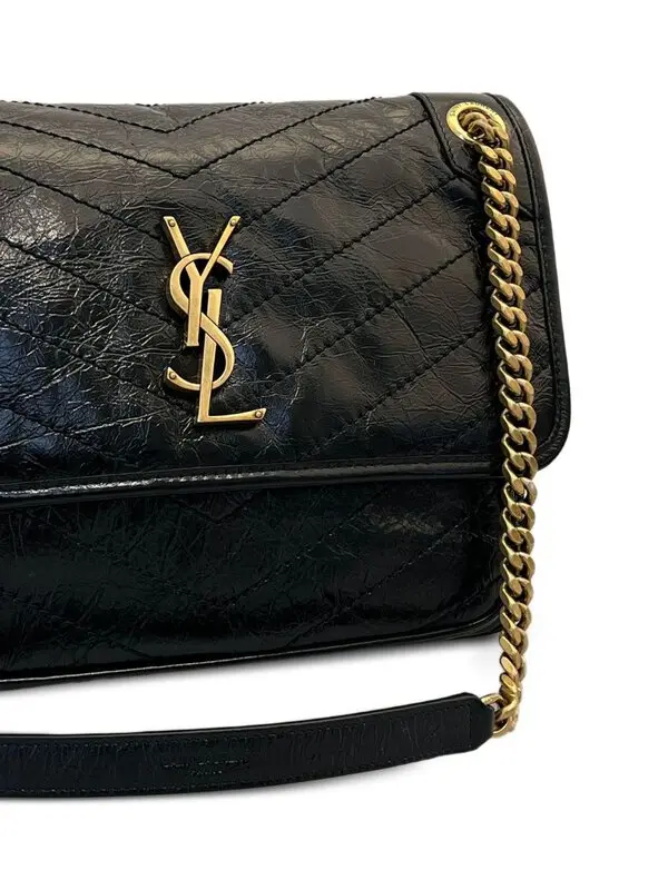 Saint Laurent Niki Mini Leather Shoulder Bag