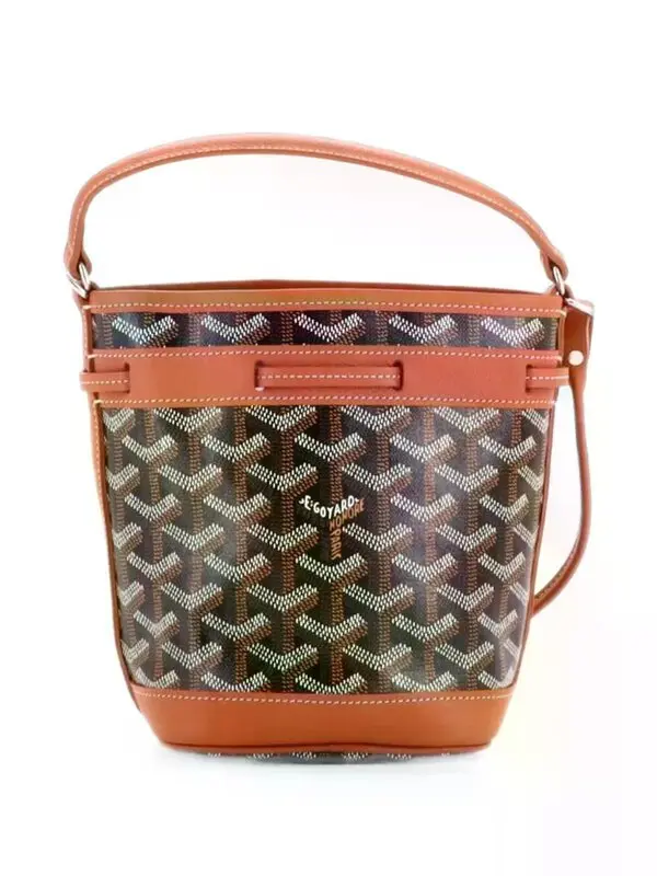 Goyard Petit Flot Coated Canvas Mini Bucket Bag