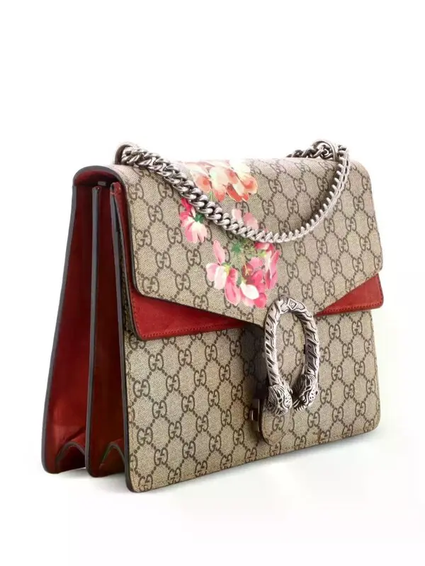 Gucci Dionysus Blooms Print Gg Coated Canvas Medium Shoulder Bag