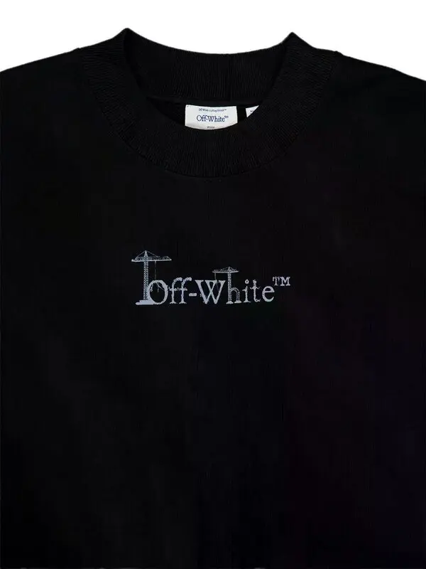 Off-White Graphic-print Cotton Sweatshirt