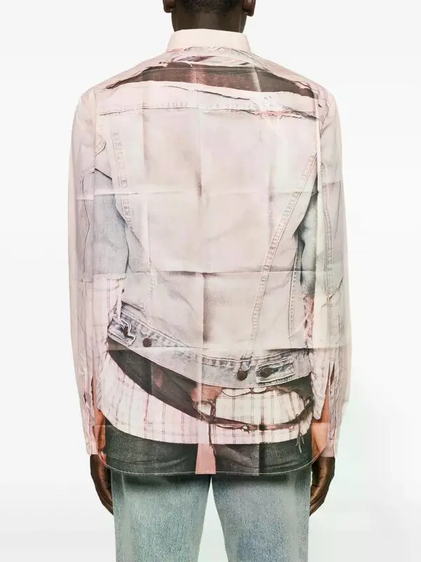 Acne Studios Trompe L'oeil-print Shirt