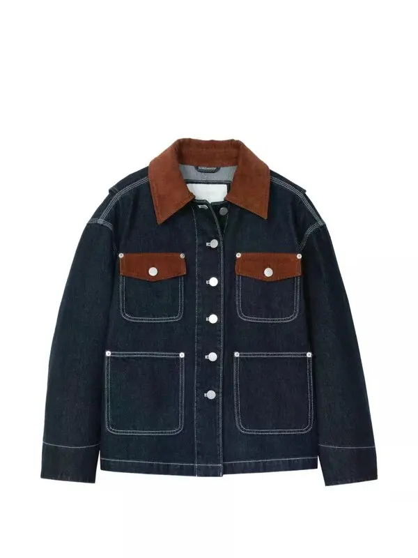 3.1 Phillip Lim Contrast Collar Denim Jacket