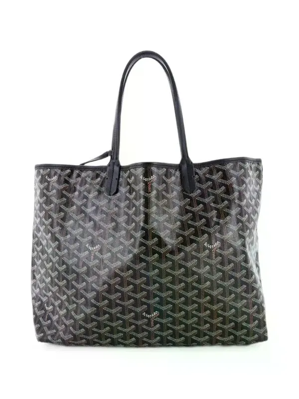 Goyard Saint Louis Coated Canvas Pm Tote Bag - Black