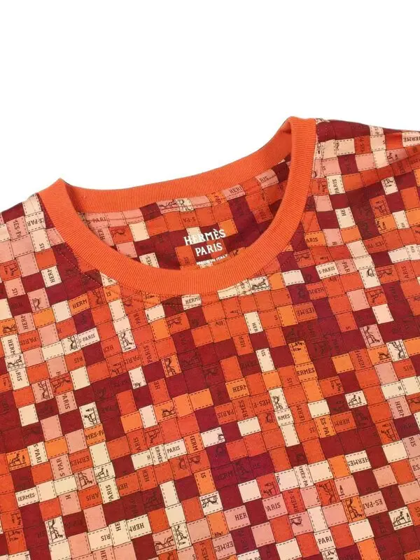 Hermès Bolduc Check T-shirt