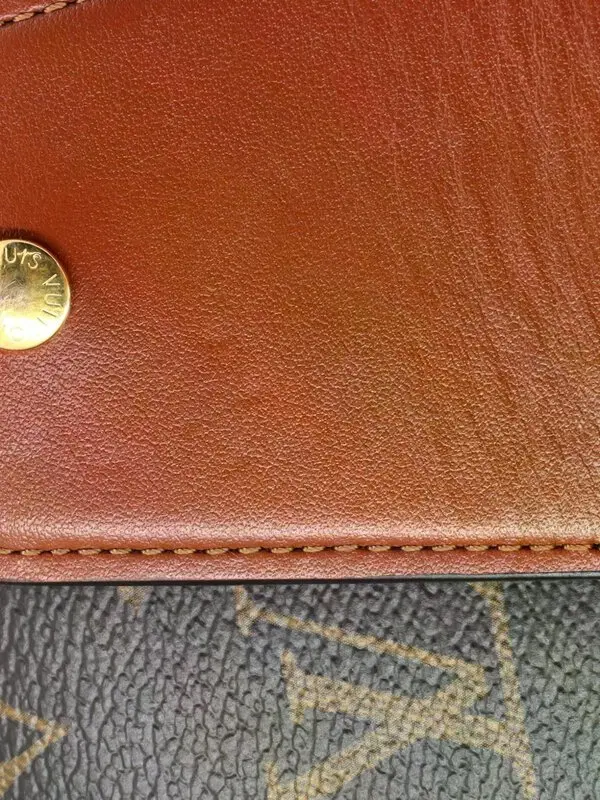 LOUIS VUITTON Monogram Canvas And Leather Padlock On Strap Crossbody Bag
