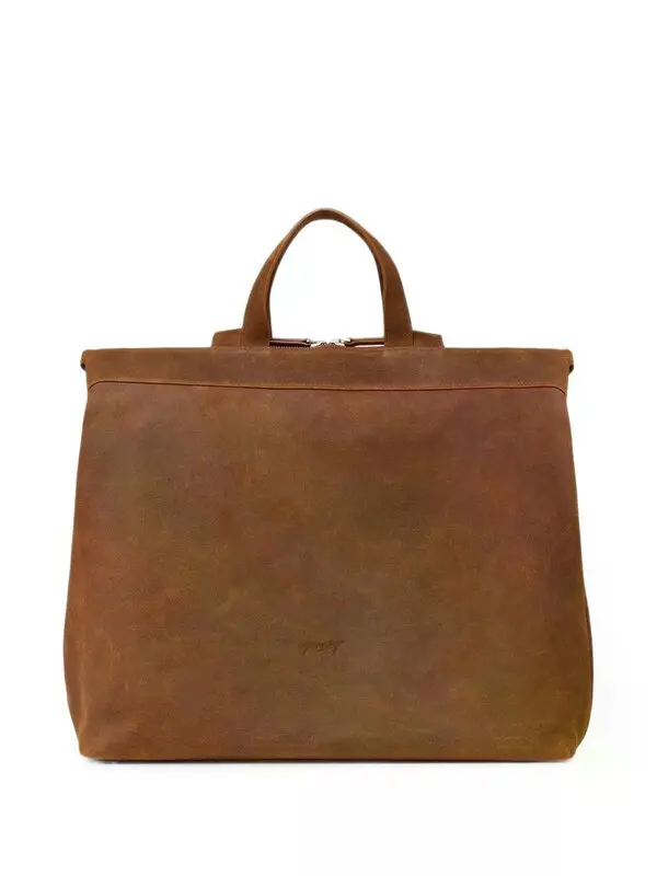 Marsèll Borso Logo-debossed Leather Tote Bag