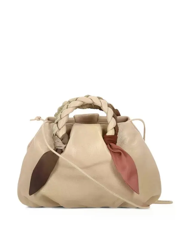 Hereu Braided-handle Drawstring Tote Bag
