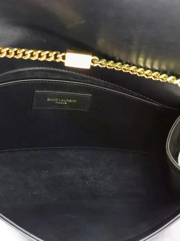 Saint Laurent Classic Monogram Tassel Leather Medium Crossbody Bag