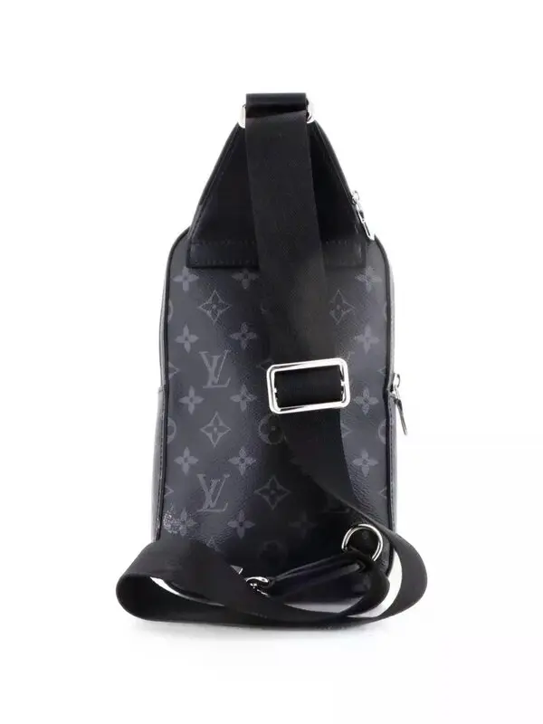 LOUIS VUITTON Avenue Sling Bag Nm Monogram Eclipse Canvas Crossbody Bag