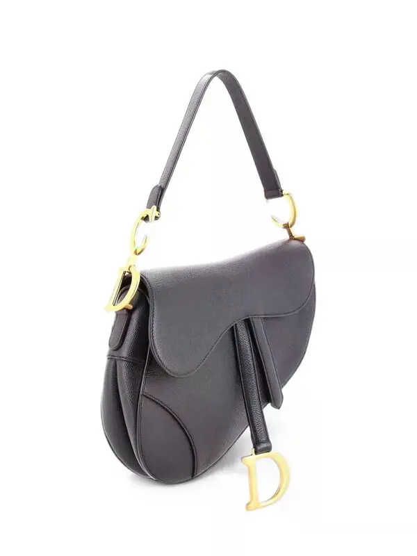 Dior Saddle Handbag Leather Medium Shoulder Bag