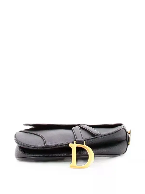 Dior Saddle Handbag Leather Medium Shoulder Bag