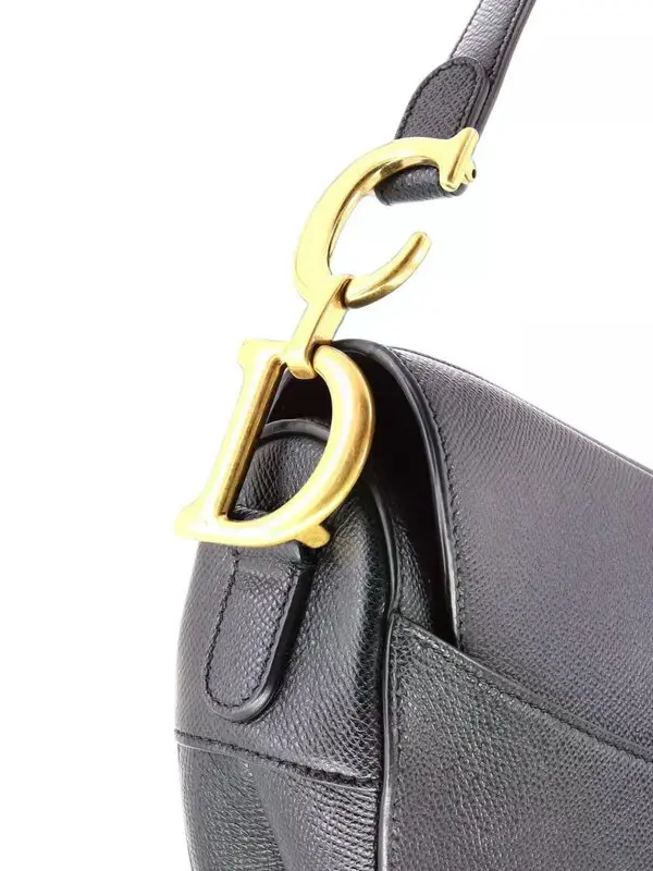 Dior Saddle Handbag Leather Medium Shoulder Bag