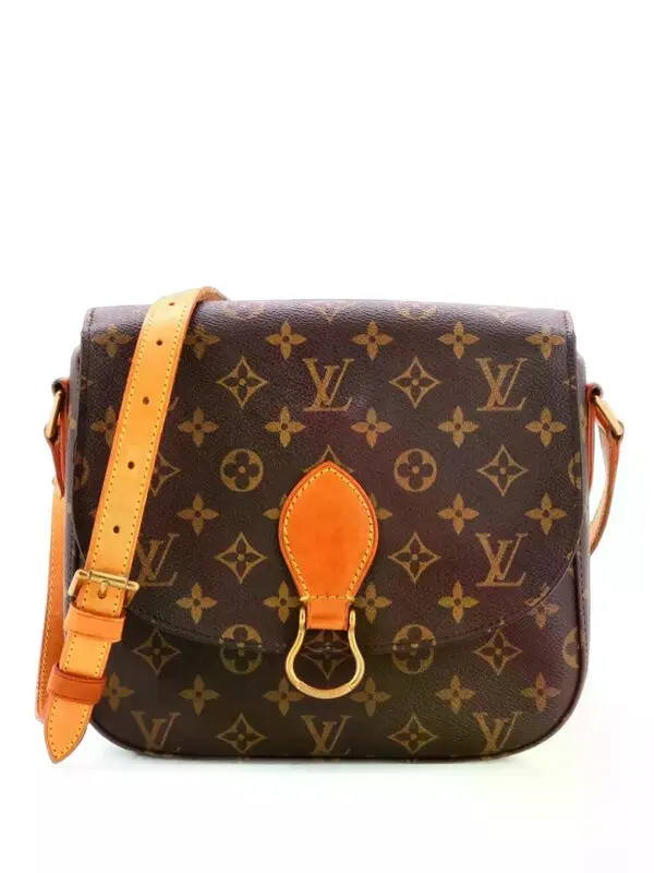 LOUIS VUITTON Saint Cloud Handbag Monogram Canvas Gm Crossbody Bag
