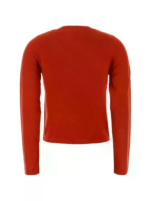 Extreme Cashmere N°451 Long Sleeve Crew-neck T-shirt - Red