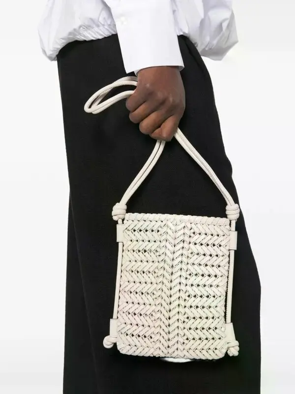 ANYA HINDMARCH Woven Leather Shoulder Bag