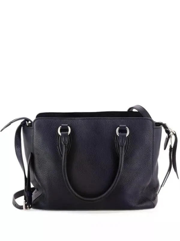 Prada Convertible Zip Vitello Phenix Medium Tote Bag
