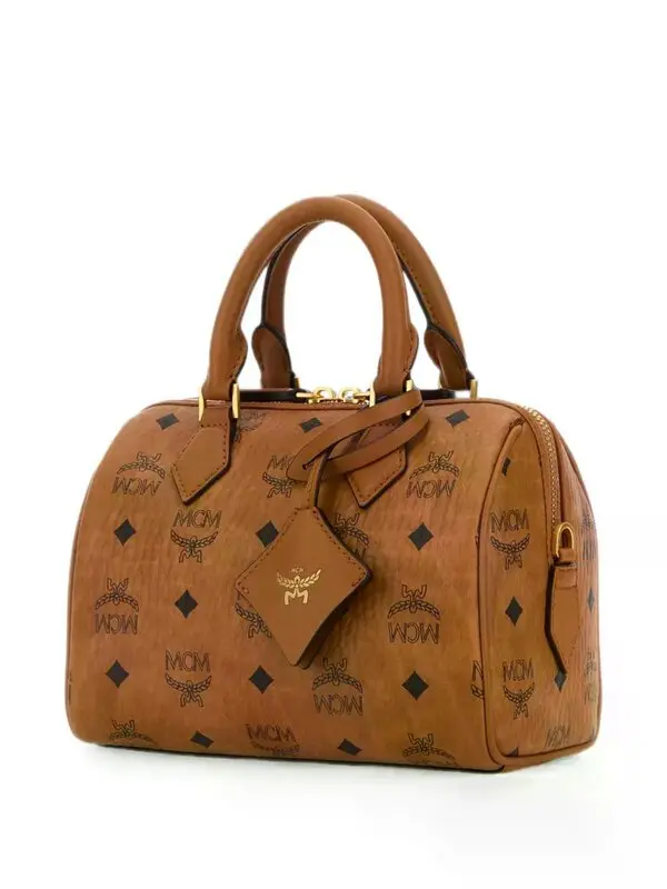 Mcm Ella Monogram Print Tote Bag