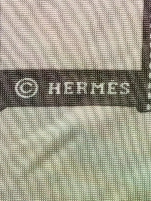 Hermès 2010s 90 Carre Bolduc Scarf
