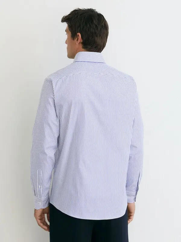 REISS Cotton Striped Button-down Shirt Regular-fit