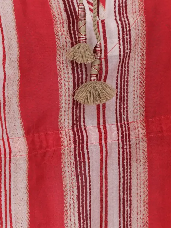 Isabel Marant Étoile Striped Cotton And Silk Kaftan Dress