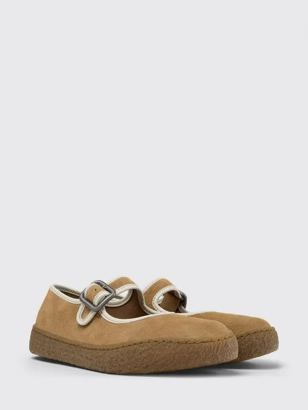 Camper Suede Ballet Pumps