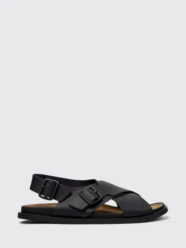 Camper Lluc Leather Sandals - Black