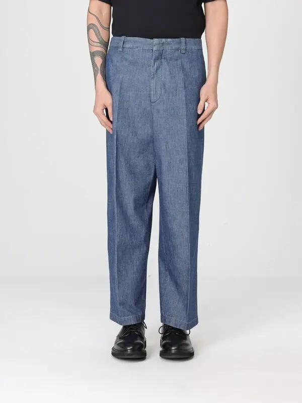 JIL SANDER Wide Leg Denim Trousers
