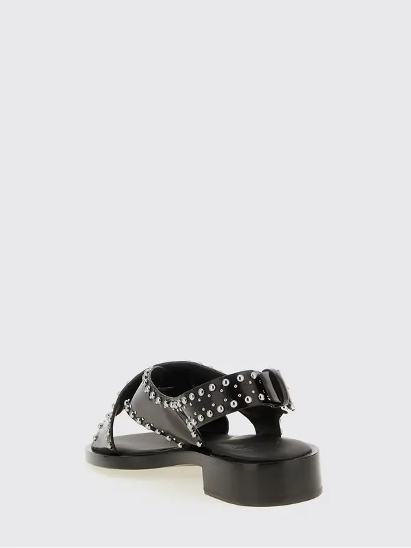 Church's Brushed Leather Sandal With Studs