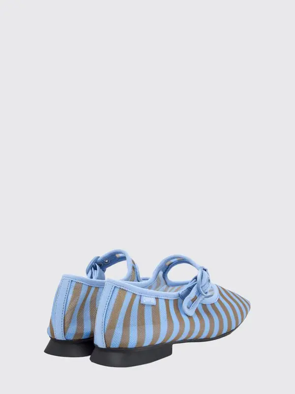 Camper Casi Myra Striped Recycled Polyester Ballerinas