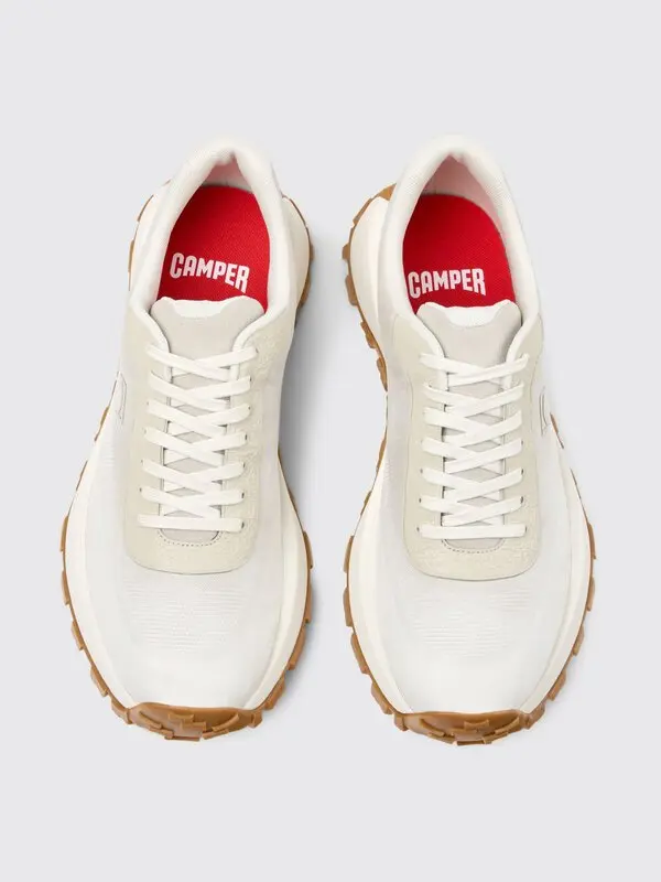 Camper Drift Trail Sneakers In Leather And Recycled Technical Fabric