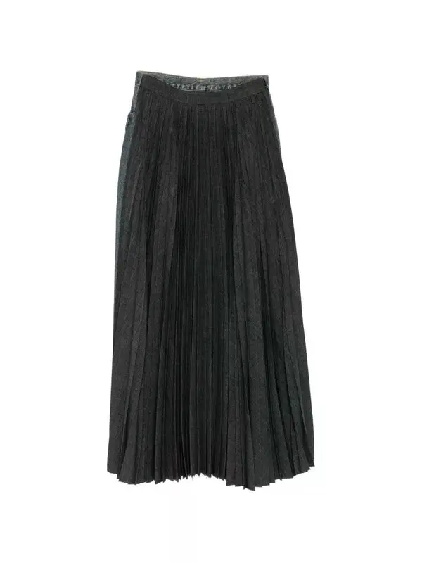 Mihara Yasuhiro Pleated Maxi Skirt
