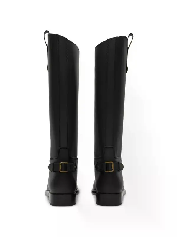 Burberry Cavalier Check-detail Boots