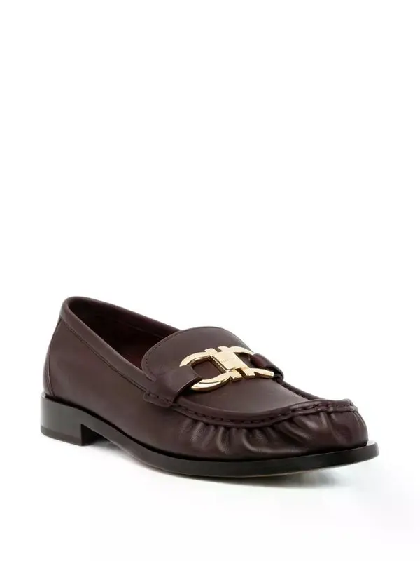 FERRAGAMO Double Gancio Loafers
