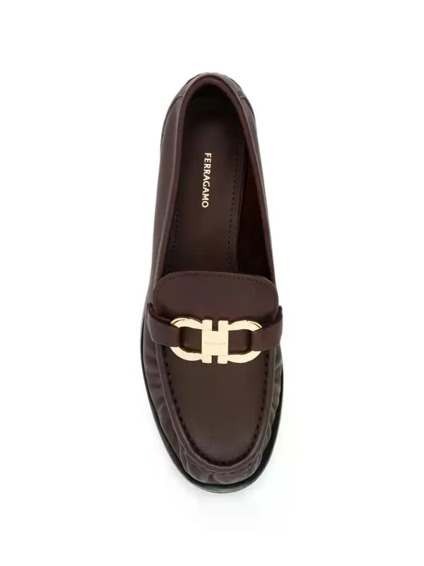 FERRAGAMO Double Gancio Loafers