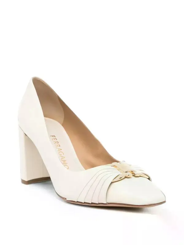 FERRAGAMO 80mm Gancio Pumps