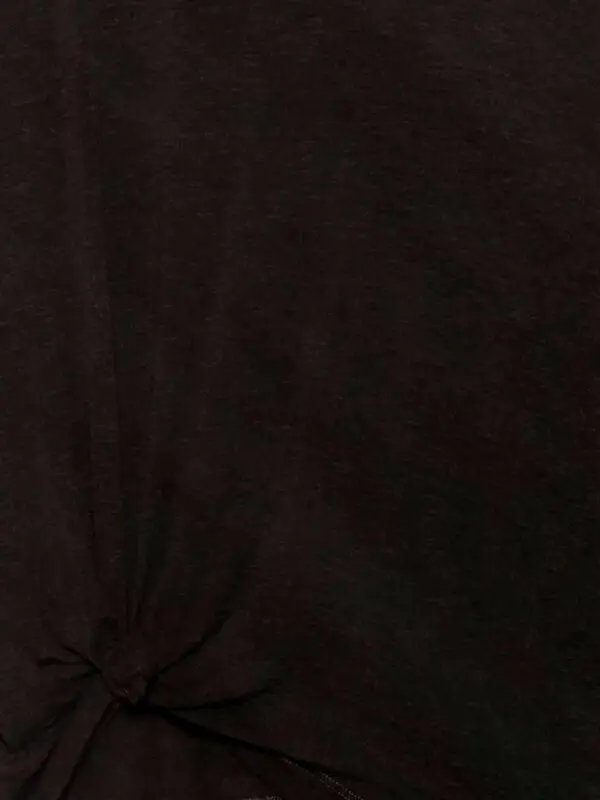 ALYSI Knot-detail Long-sleeve Sweater