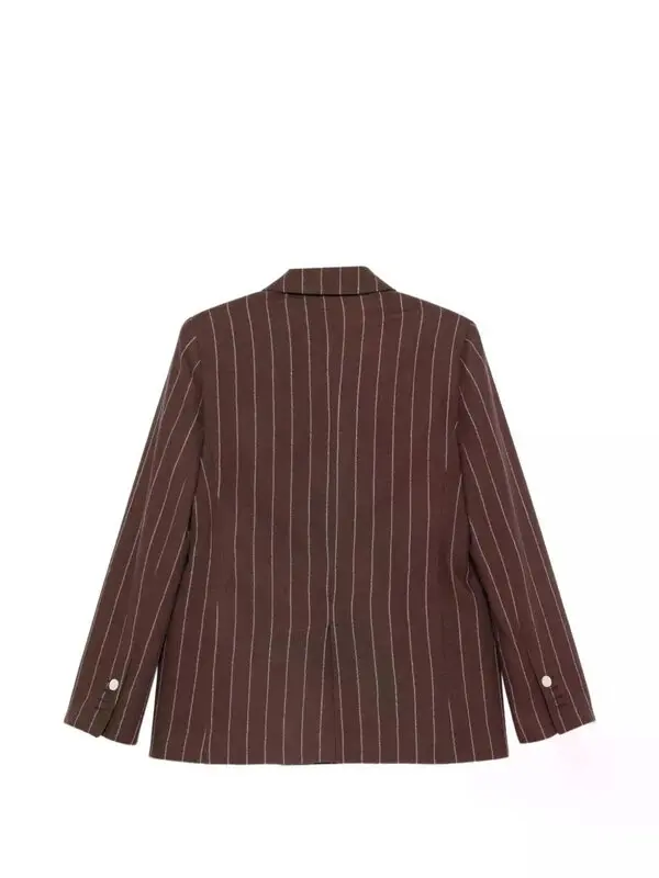 ALYSI Pinstripe Double-breasted Blazer