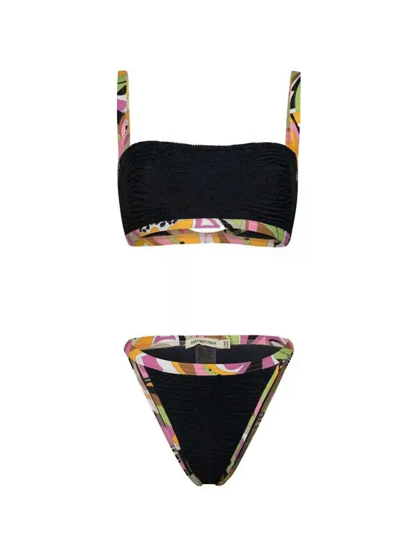 PARAMIDONNA Ava Printed Crinkled Bikini