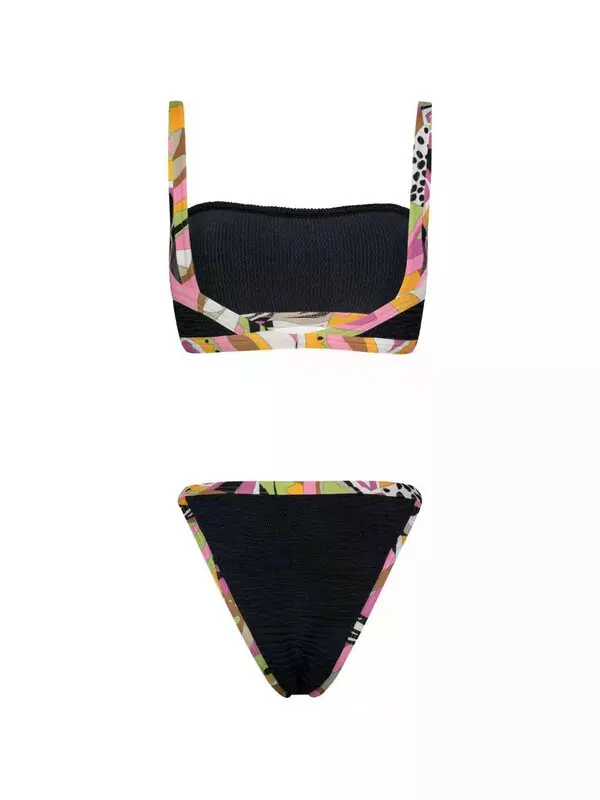 PARAMIDONNA Ava Printed Crinkled Bikini