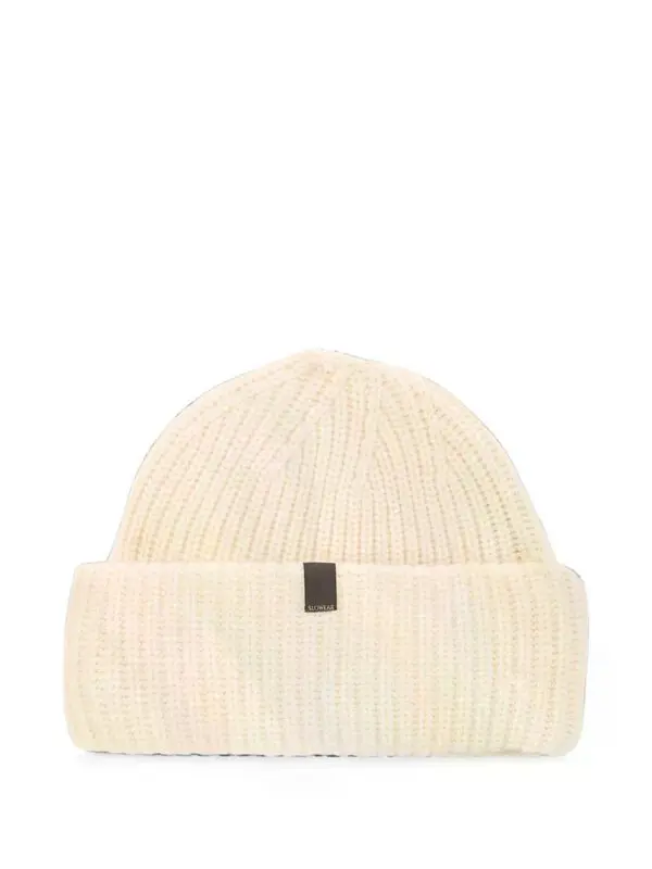 SLOWEAR Ribbed-knit Beanie Hat