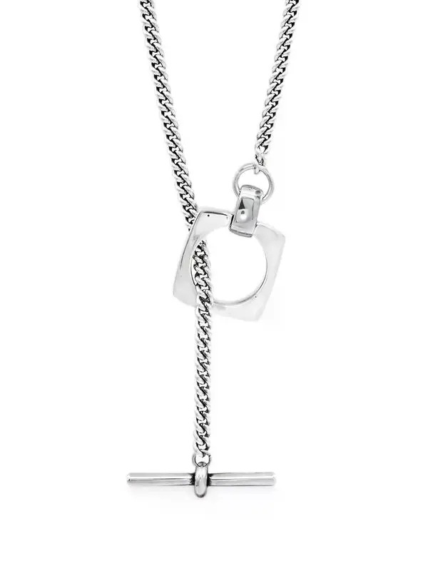 CXC Mini Origins Curb-chain T-bar Necklace