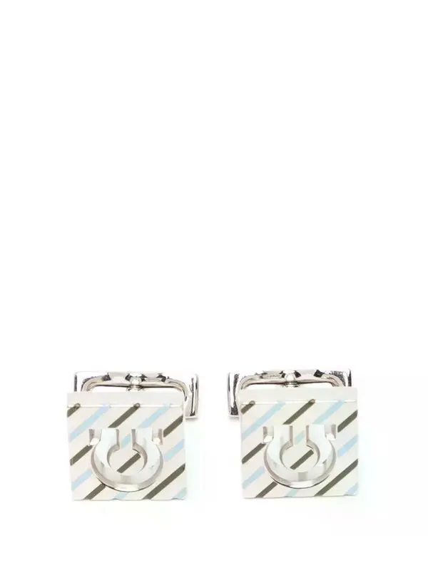 FERRAGAMO Gancini Guilloché Cufflinks