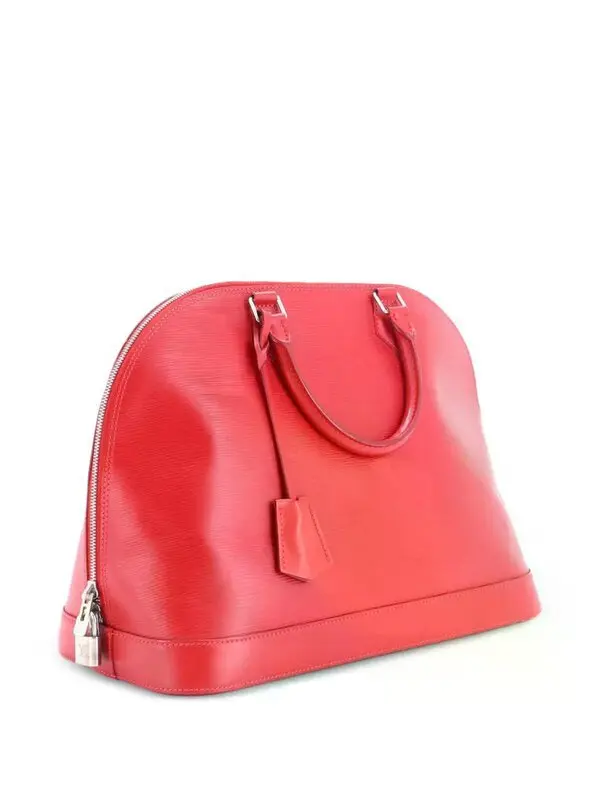 LOUIS VUITTON Epi Leather Alma Satchel - Red