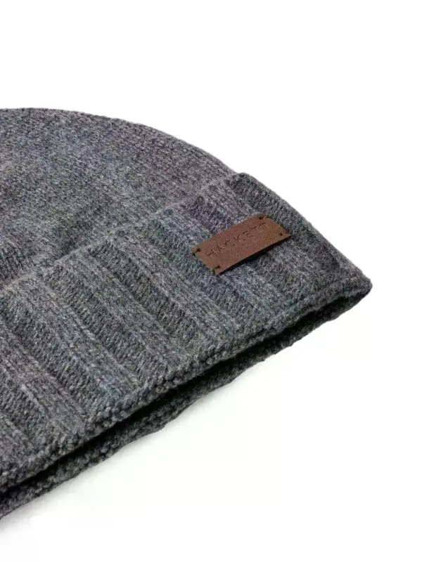 HACKETT LONDON Ribbed-trim Beanie Hat