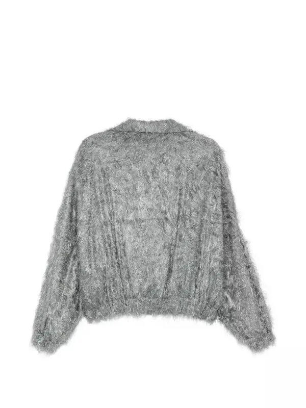 ALYSI Textured Button-front Jacket