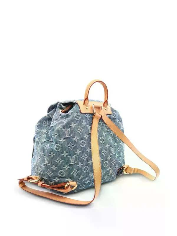 LOUIS VUITTON 2006 Monogram Denim Sac A Dos Gm Backpack