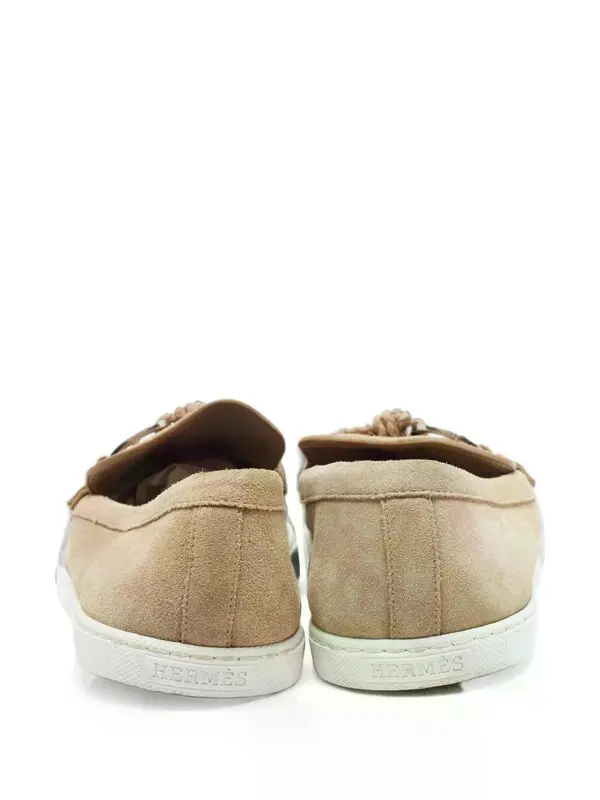 Hermès Ignacio Suede Loafers