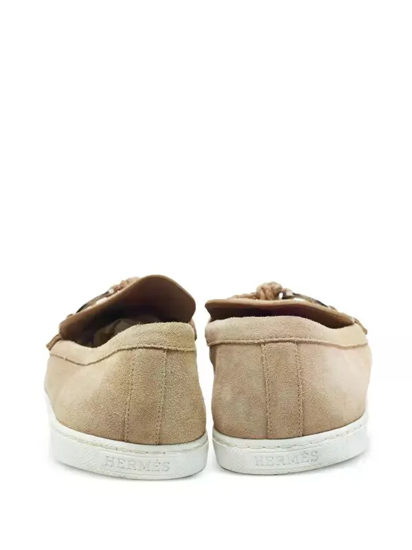 Hermès Ignacio Suede Loafers