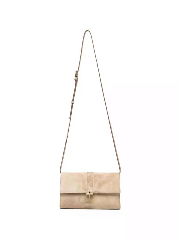 TOM FORD Kara T Twist Suede Wallet